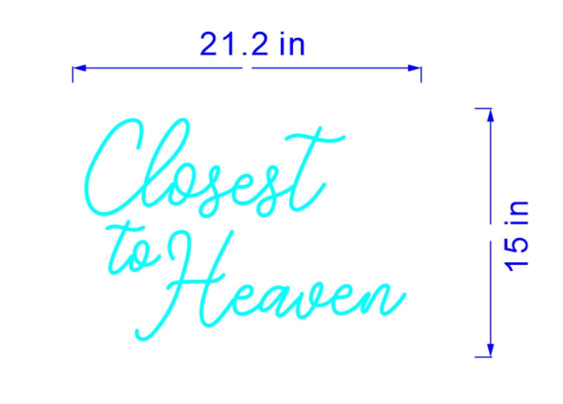 Custom Closest to Heaven Sign – SimplyHarmonyxo